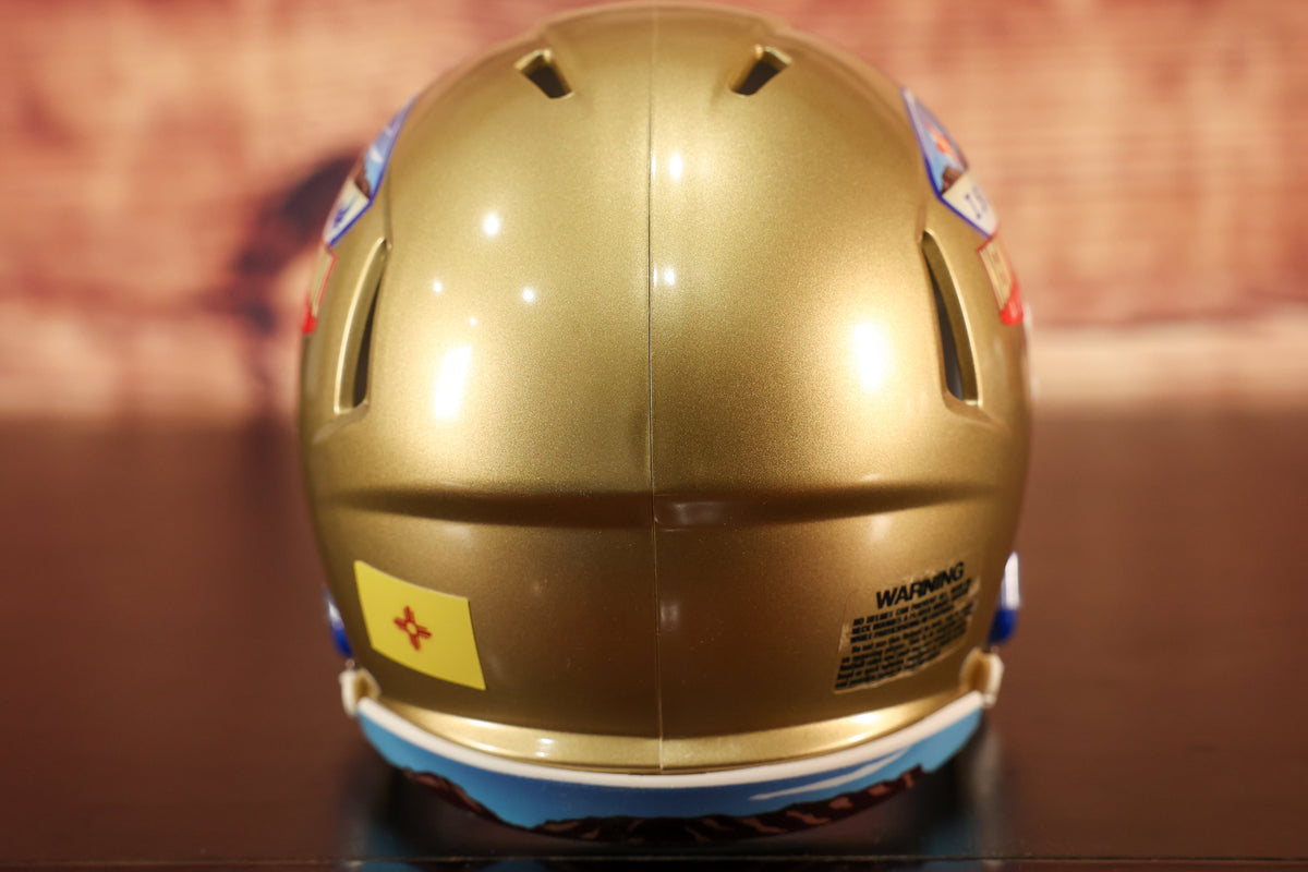 Custom Mini Helmet - Isleta New Mexico Bowl – Green Gridiron, Inc.