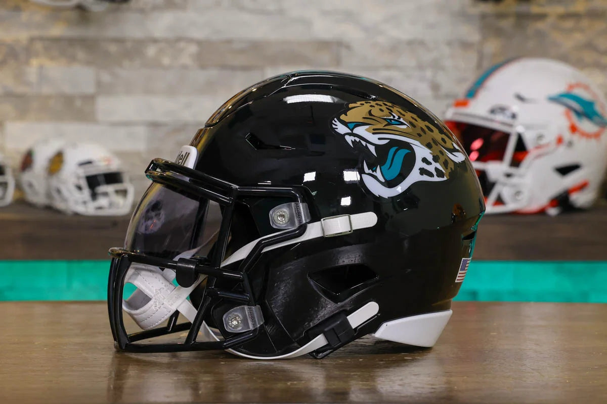 Jacksonville Jaguars Riddell SpeedFlex Mid-Size Helmet – Green Gridiron ...