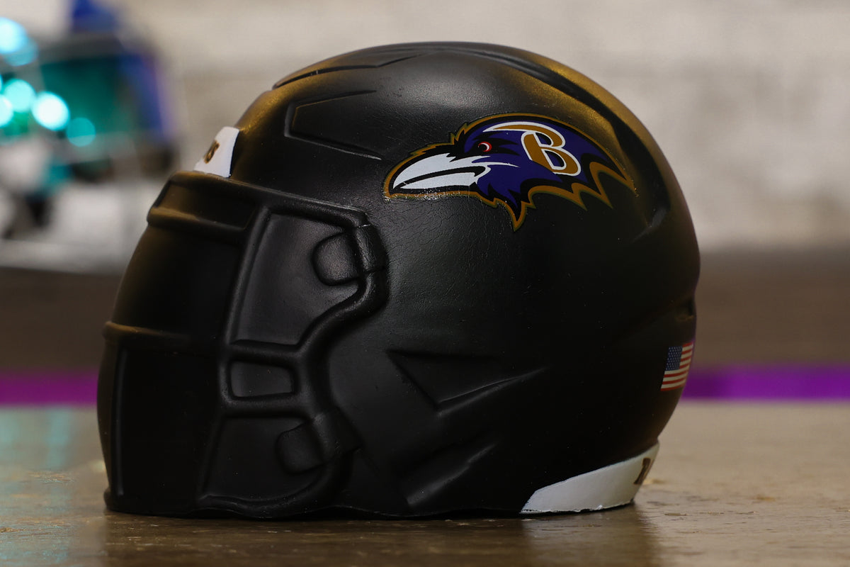 Jumbo Squeezymates Helmet - Baltimore Ravens – Green Gridiron, Inc.