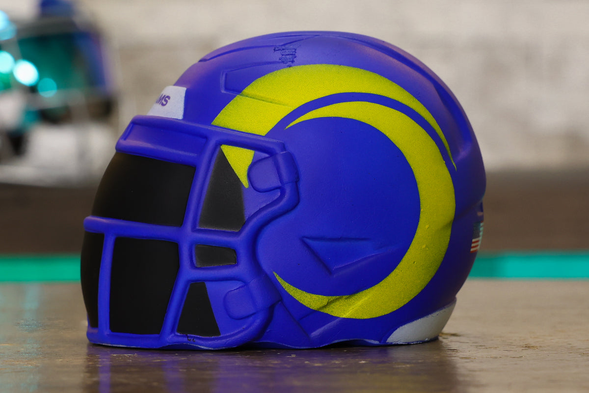 Jumbo Squeezymates Helmet - Los Angeles Rams – Green Gridiron, Inc.