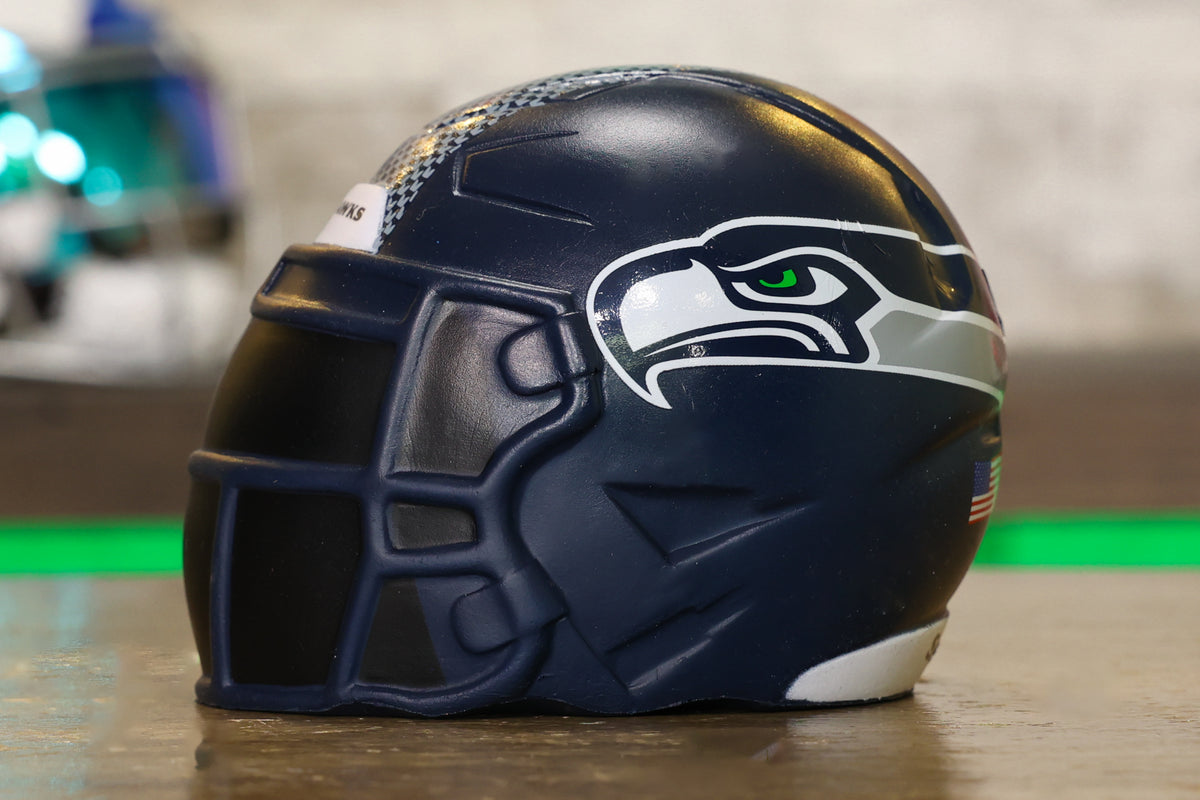 Jumbo Squeezymates Helmet - Seattle Seahawks – Green Gridiron, Inc.