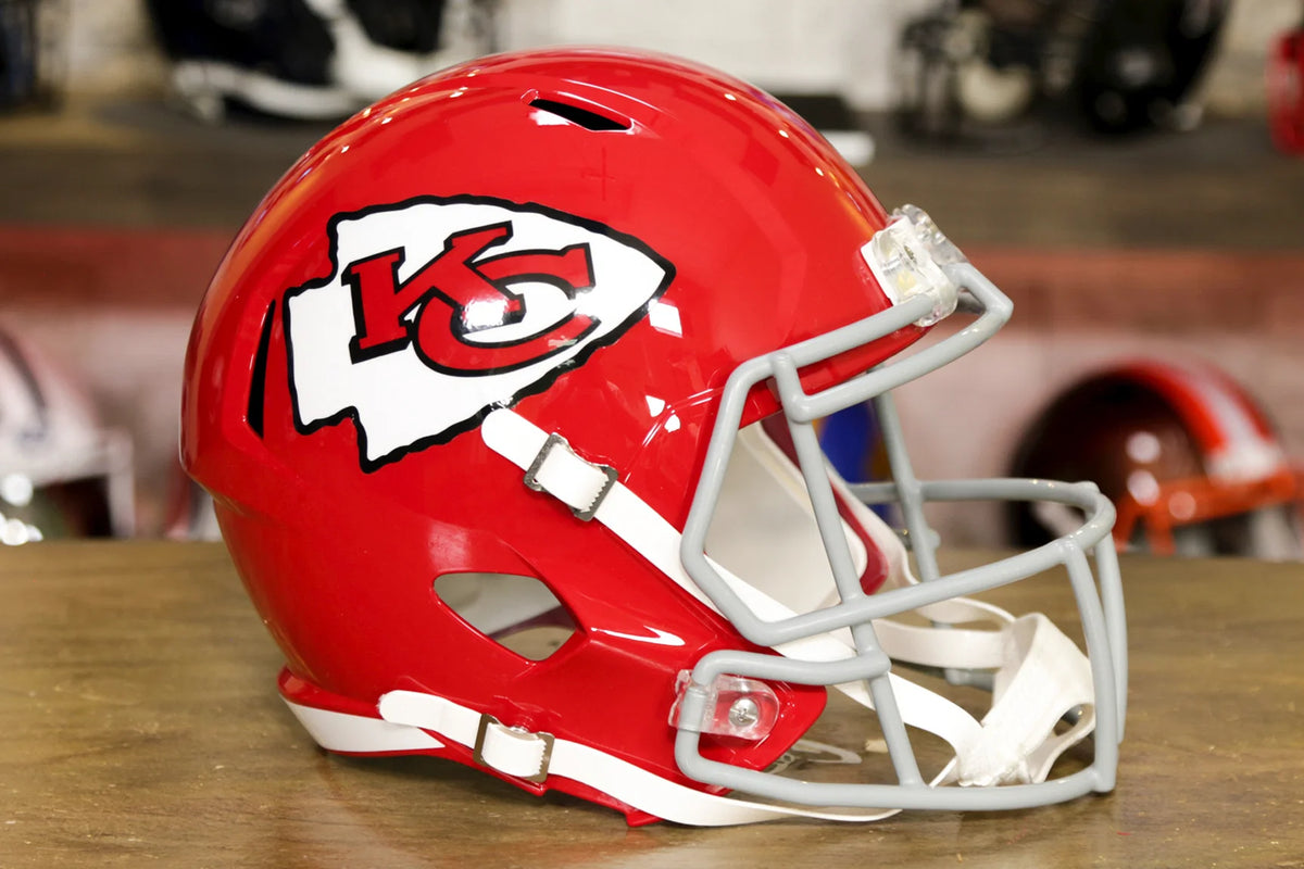 Kansas City Chiefs Riddell Speed Réplica de casco - Retroceso de 196 ...