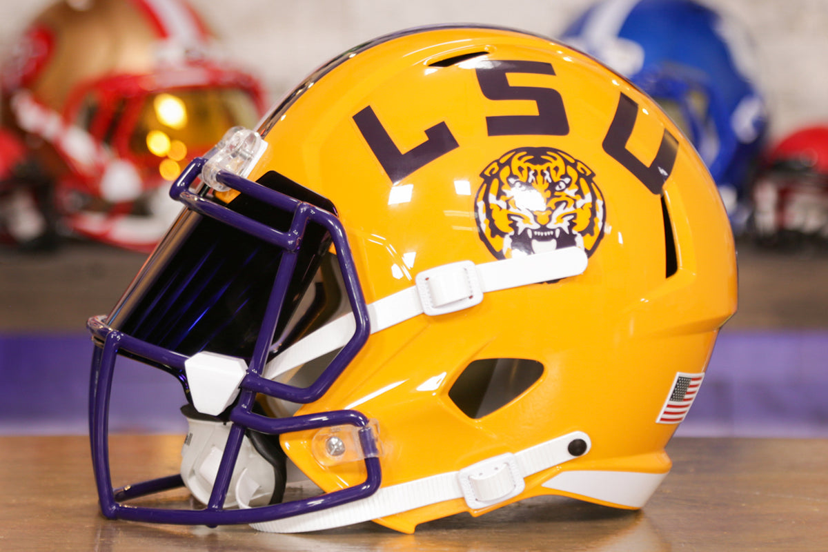 LSU Tigers Riddell Speed Display Helmet - GG Edition 00316 – Green ...