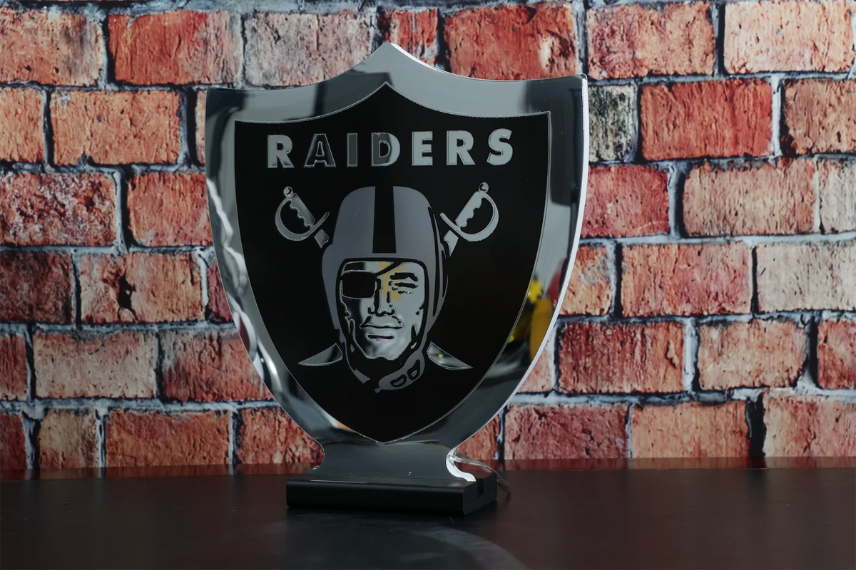 NFL LED Infinity Logo Light - Las Vegas Raiders – Green Gridiron, Inc.