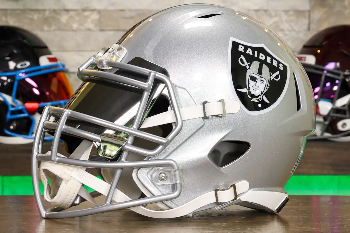 Las Vegas Raiders Riddell Speed Display Helmet - GG Edition – Green ...