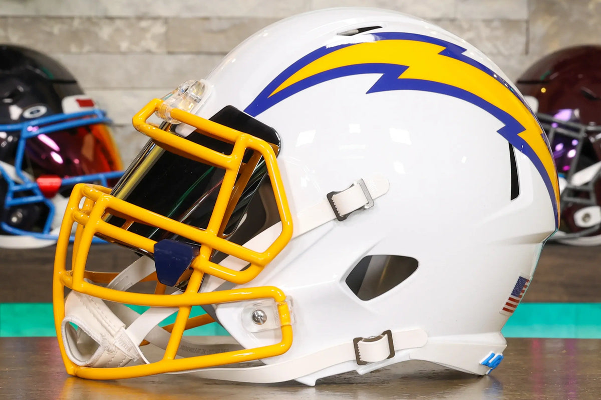 Los Angeles Chargers Riddell Speed Display Helmet - GG Edition – Green ...