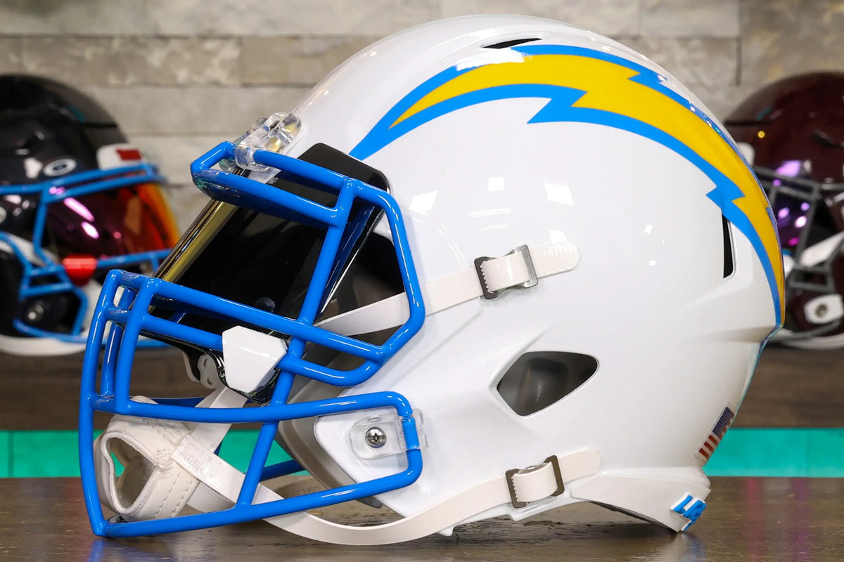 Los Angeles Chargers Riddell Speed Display Helmet - GG Edition – Green ...