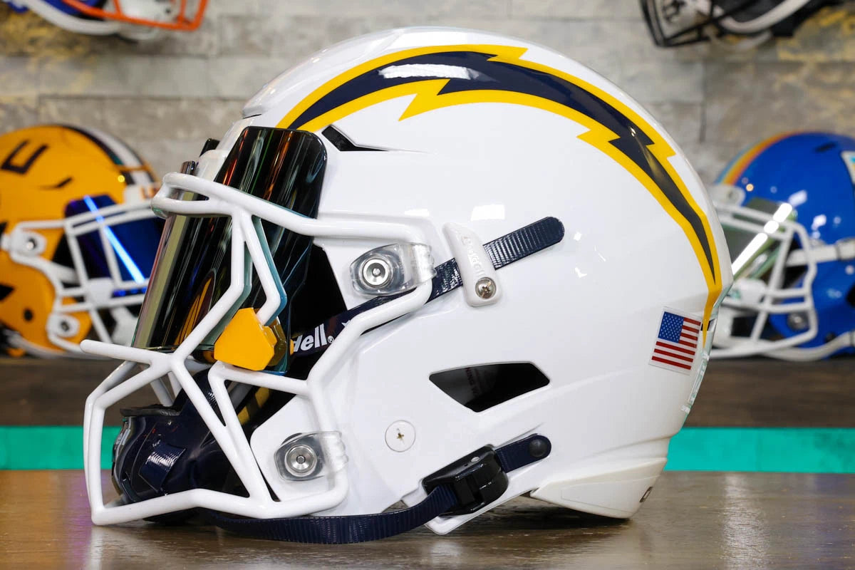 Los Angeles Chargers Riddell SpeedFlex Helmet - GG Edition – Green ...