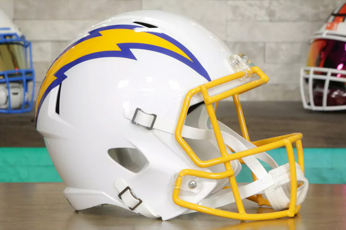 Los Angeles Chargers Riddell Speed Display Helmet - Royal Color Rush A ...