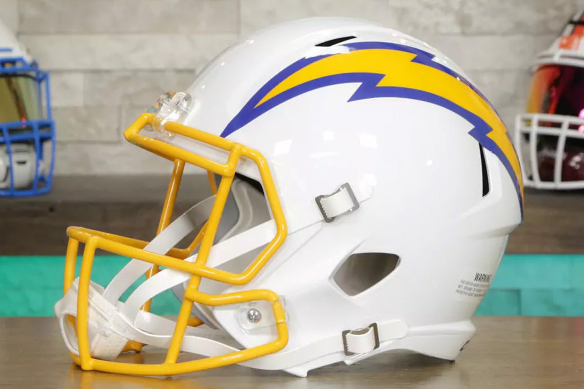 Los Angeles Chargers Riddell Speed Display Helmet - Royal Color Rush A ...