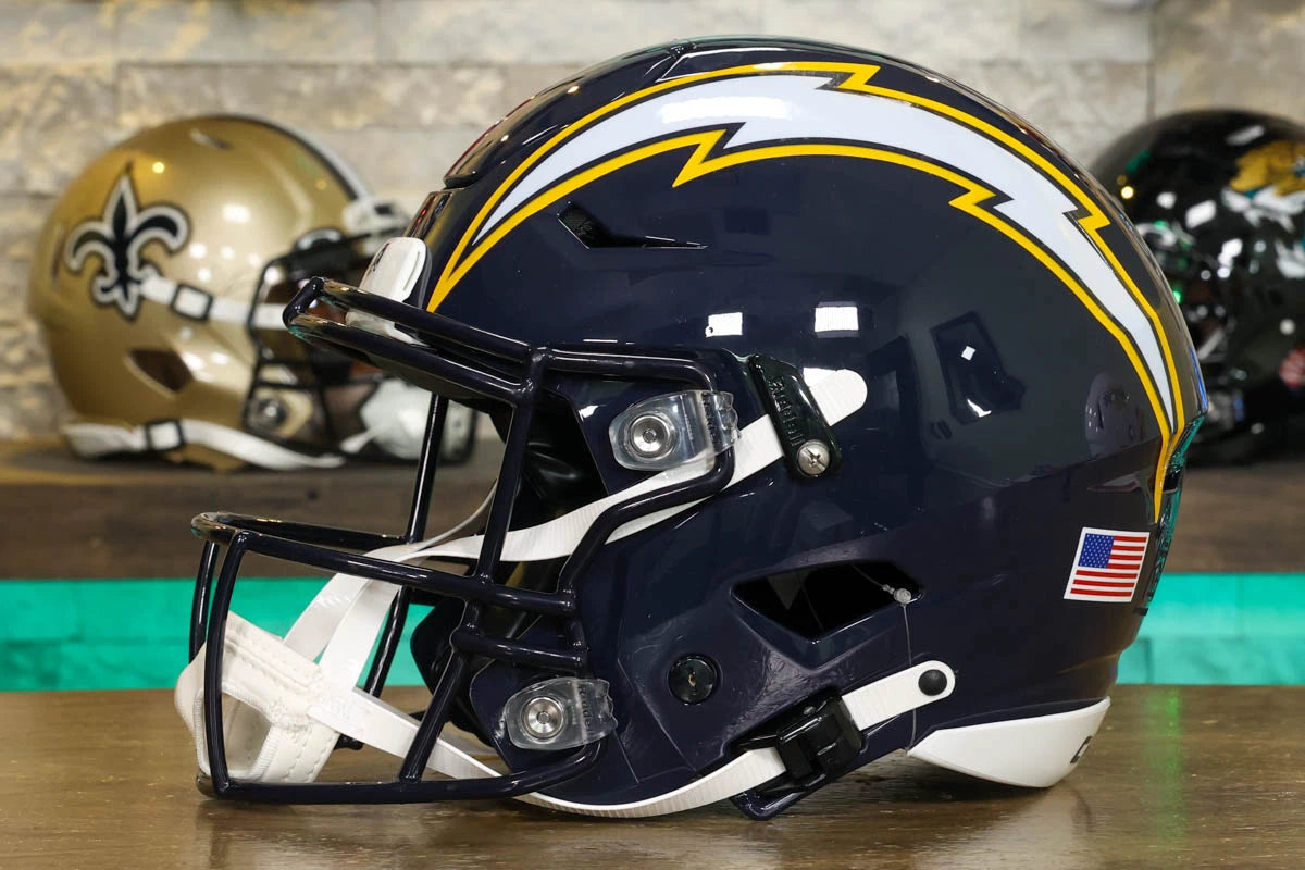 Los Angeles Chargers Riddell SpeedFlex Helmet - Super Chargers Alterna ...