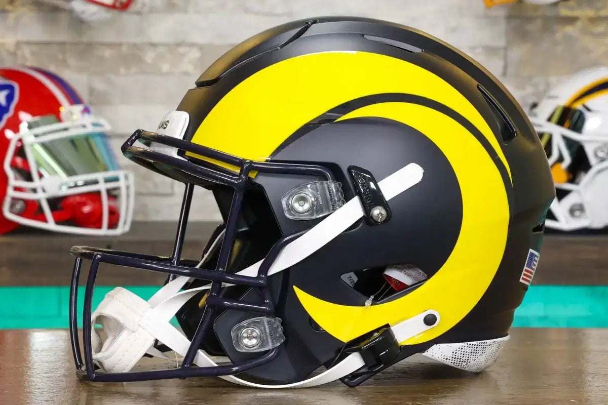 Los Angeles Rams Riddell SpeedFlex Helmet - Rivalries – Green Gridiron ...