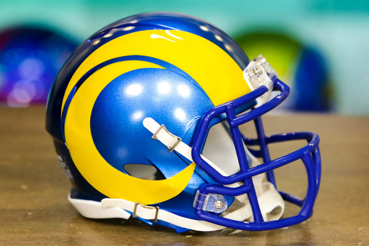 Los Angeles Rams Riddell Speed Mini Helmet – Green Gridiron, Inc.
