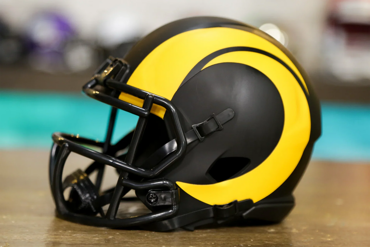Los Angeles Rams Riddell Speed Mini Helmet - Eclipse – Green Gridiron, Inc.