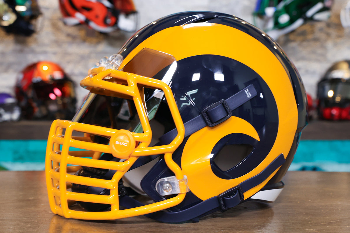 Los Angeles Rams Riddell Speed Display Helmet - GG Edition – Green ...