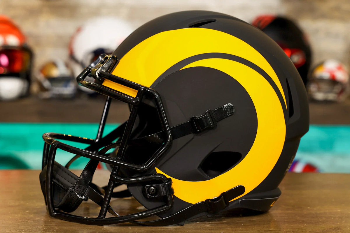 Los Angeles Rams Riddell Speed Display Helmet - Eclipse – Green ...