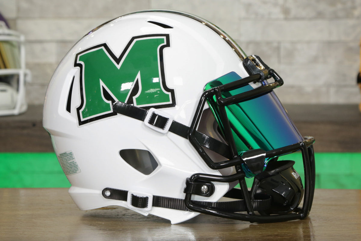 Marshall Thundering Herd Riddell Speed Replica Helmet - GG Edition ...