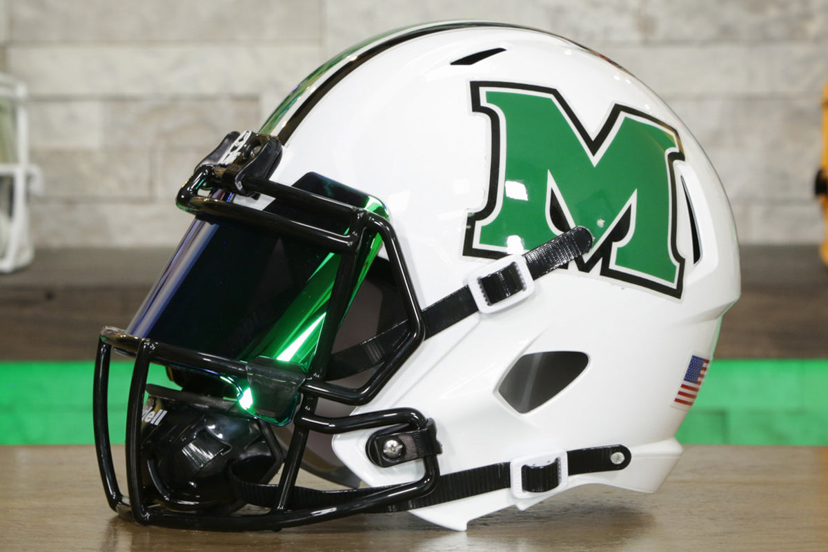 Marshall Thundering Herd Riddell Speed Display Helmet - GG Edition 009 ...