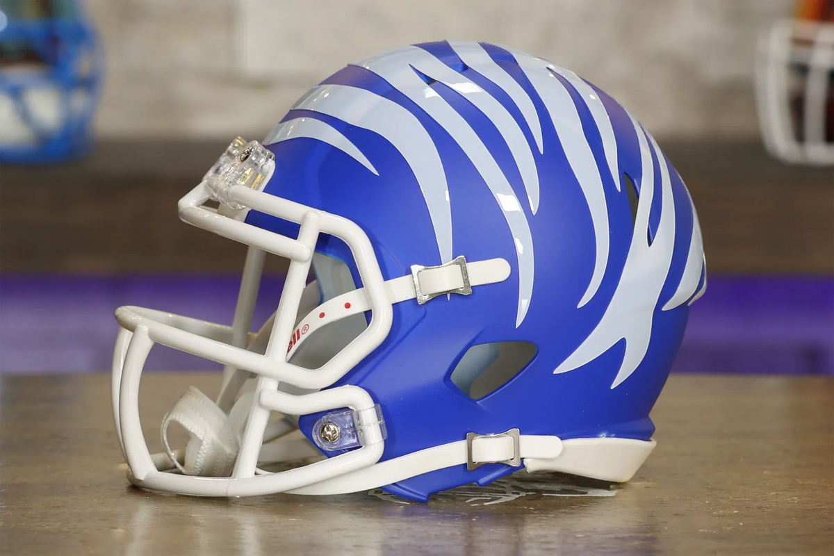 Memphis Tigers Riddell Speed Mini Helmet – Green Gridiron, Inc.