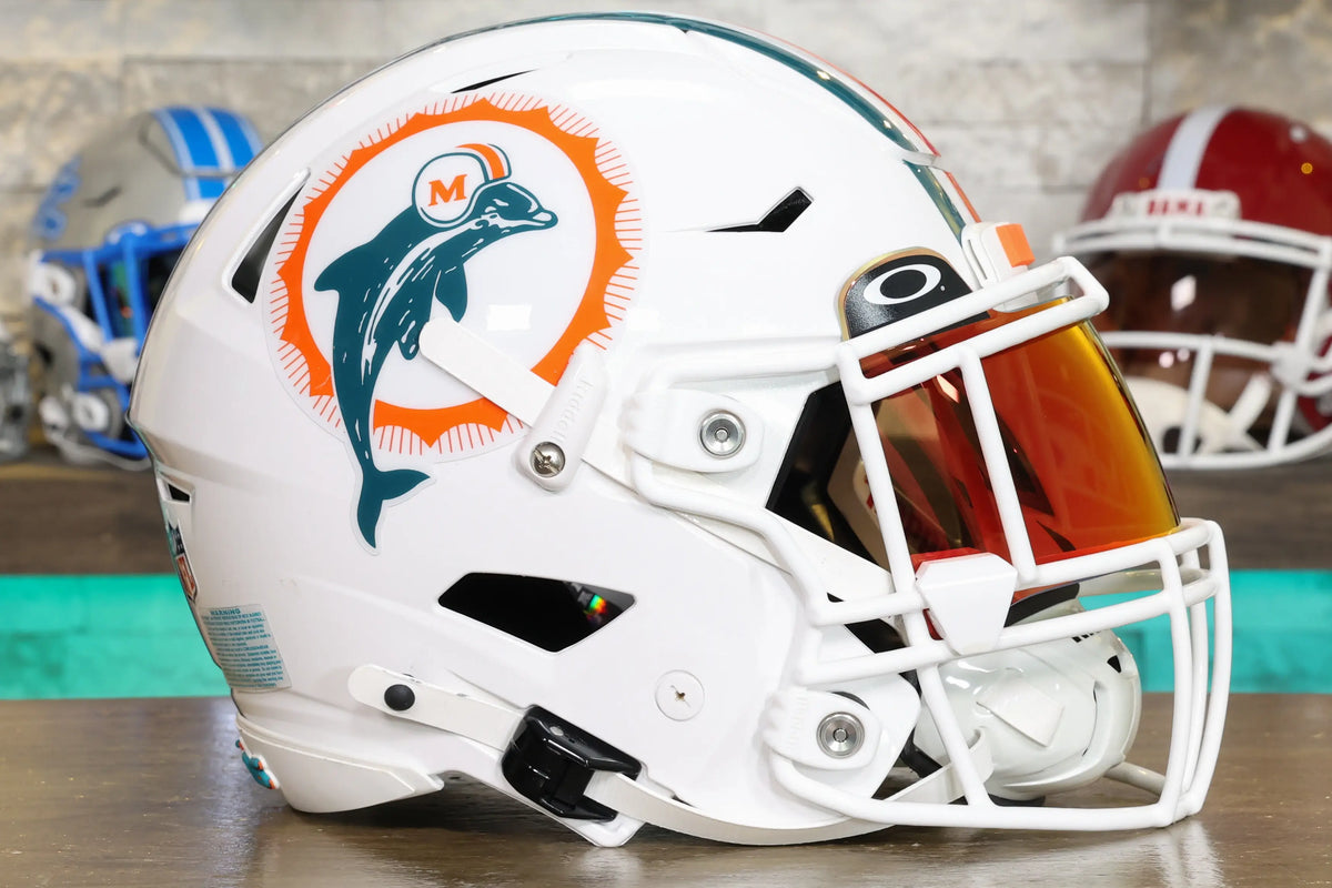 Miami Dolphins Riddell SpeedFlex Helmet - Throwback - GG Edition 02394 ...