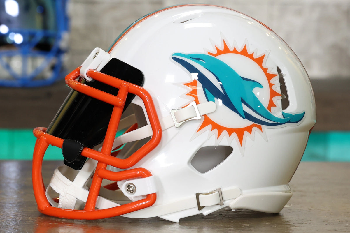 Miami Dolphins Riddell Speed Mini Helmet - GG Edition 02393 – Green ...