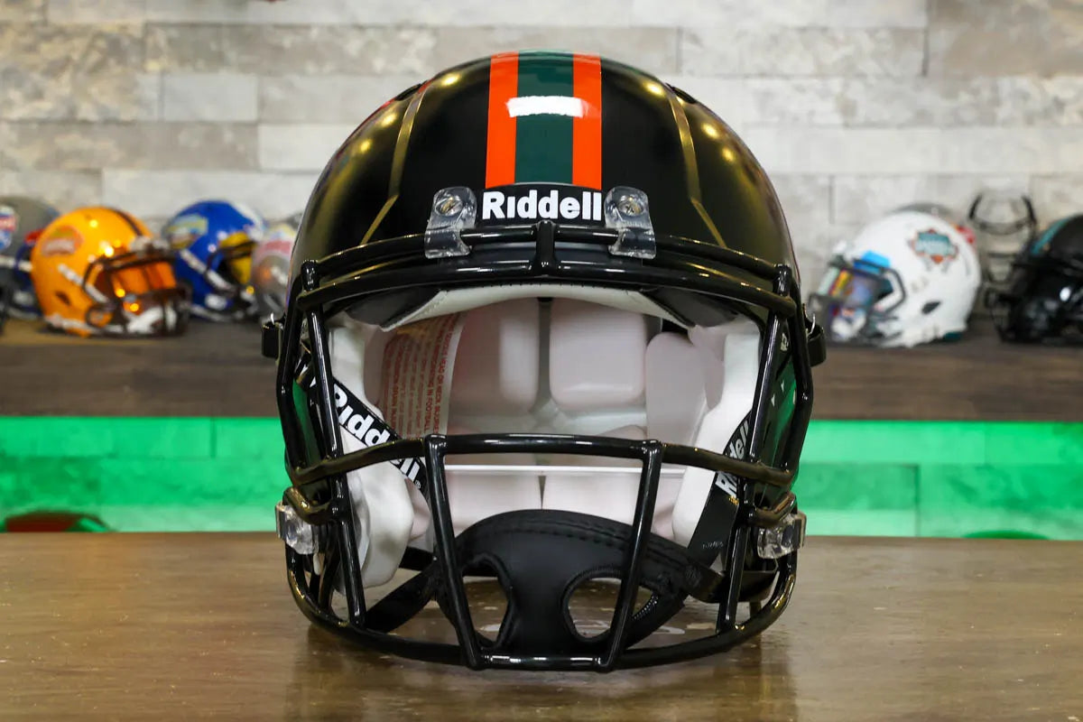 Casco auténtico Miami Hurricanes Riddell Speed - Miami Nights – Green ...