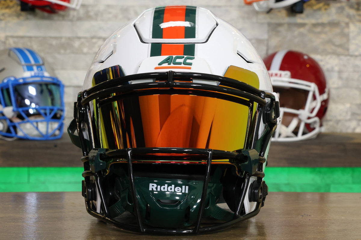 Miami Hurricanes Riddell SpeedFlex Helmet - GG Edition – Green Gridiron ...