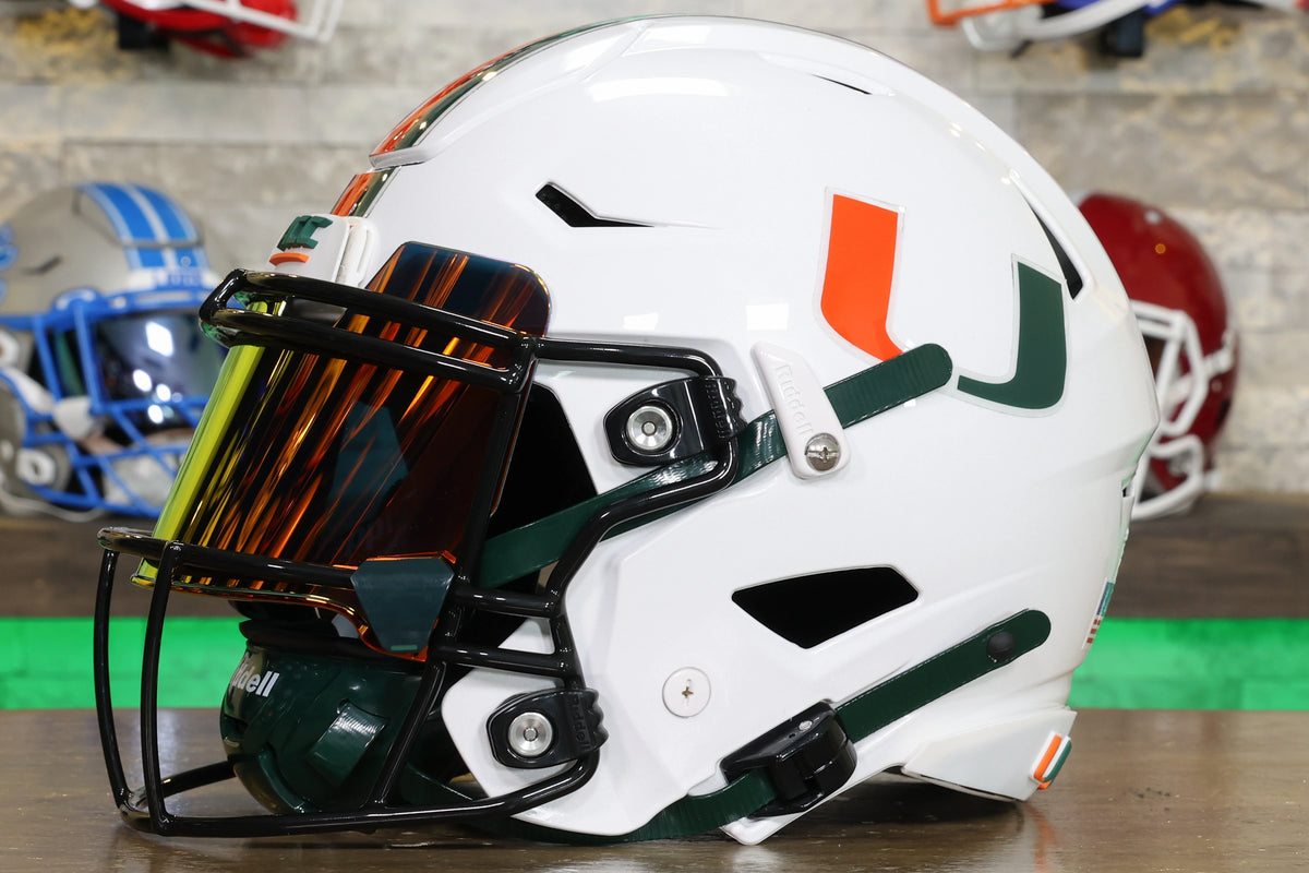 Miami Hurricanes Riddell SpeedFlex Helmet - GG Edition – Green Gridiron ...