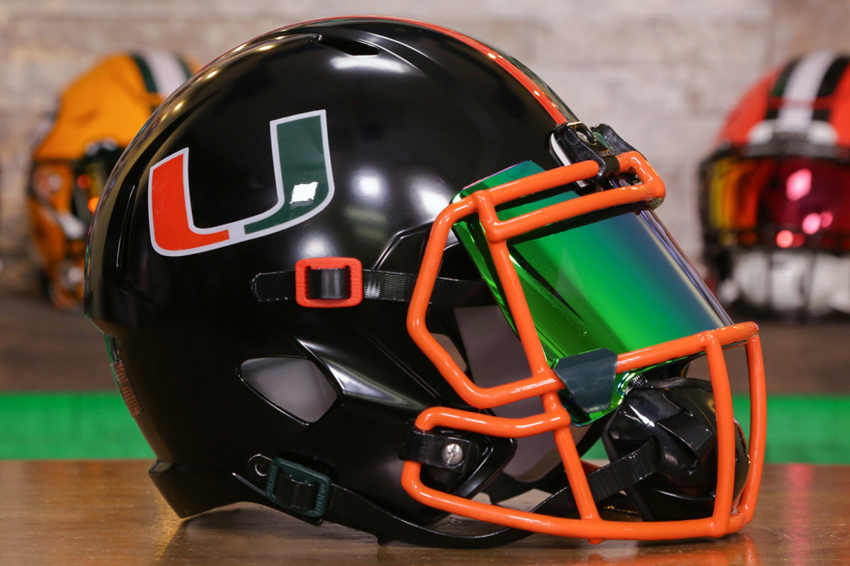 Miami Hurricanes Riddell Speed Replica Helmet - GG Edition 00381 ...