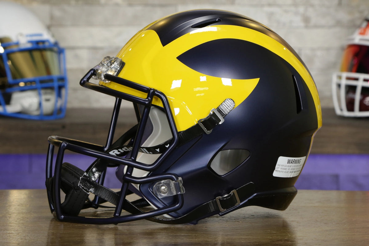 Michigan Wolverines Riddell Speed Display Helmet – Green Gridiron, Inc.
