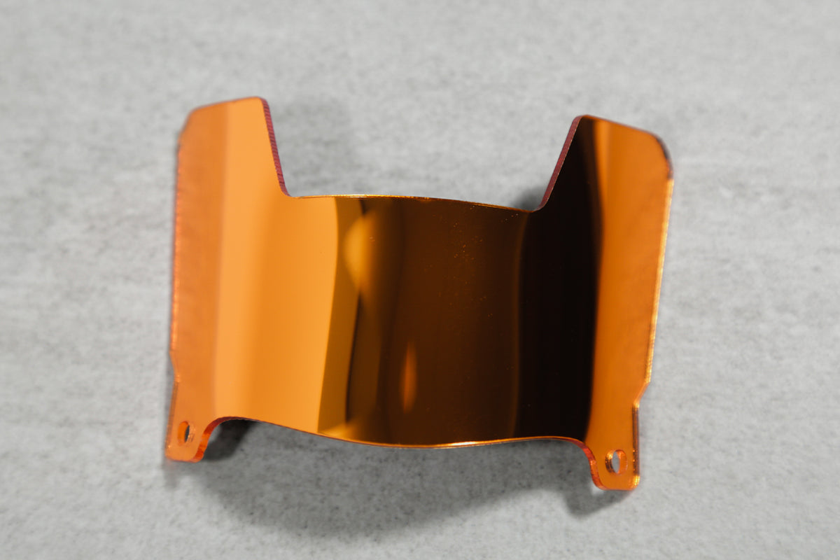 Mini Unbranded Visor - Tiger Orange – Green Gridiron, Inc.