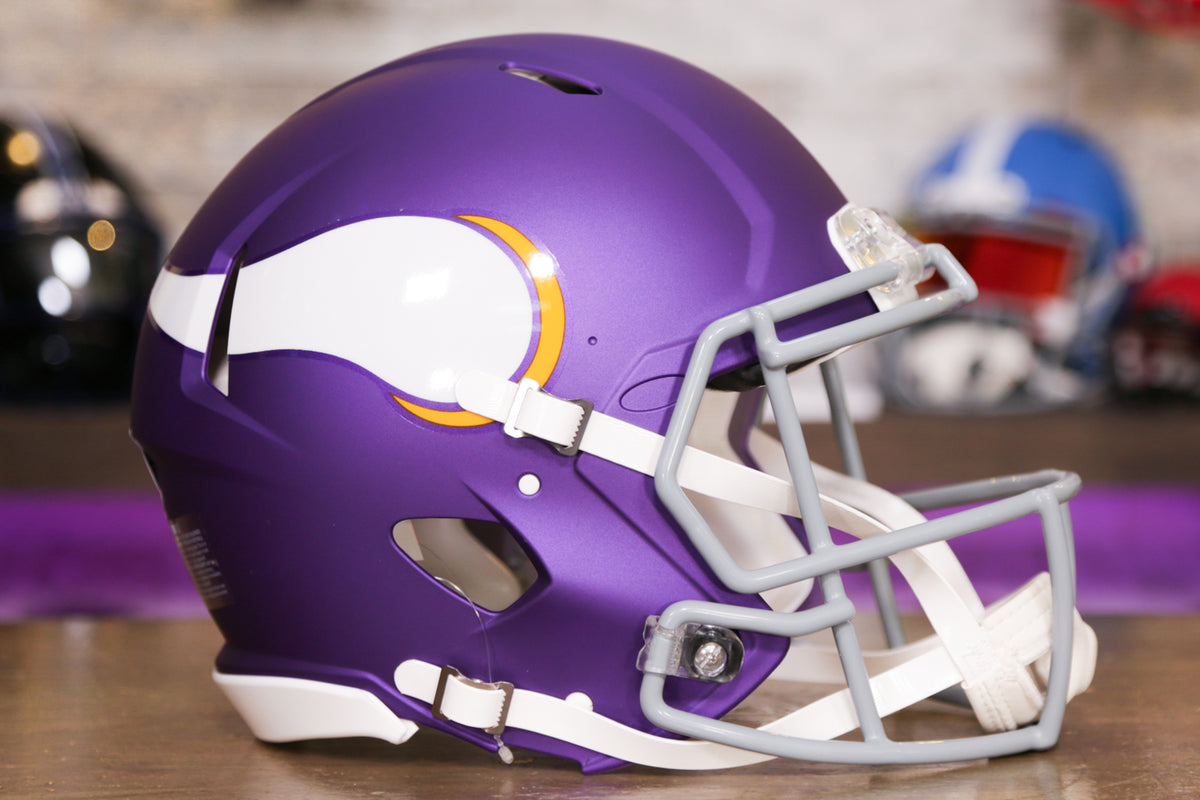 Minnesota Vikings Riddell Speed Authentic Helmet - 2023 Alternate ...