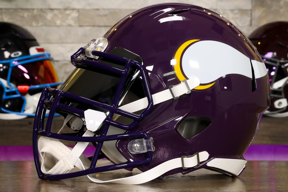 Minnesota Vikings Riddell Speed Display Helmet - GG Edition – Green ...