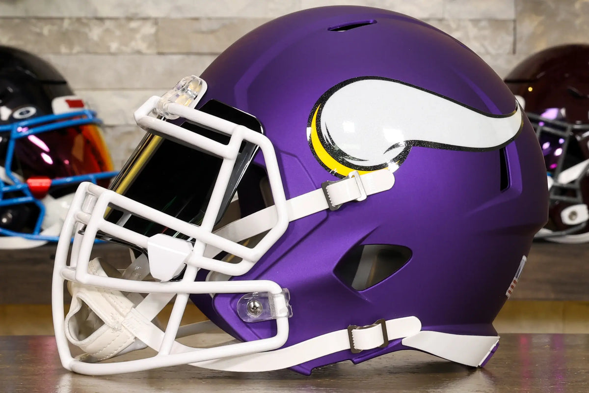 Minnesota Vikings Riddell Speed Display Helmet - GG Edition – Green ...