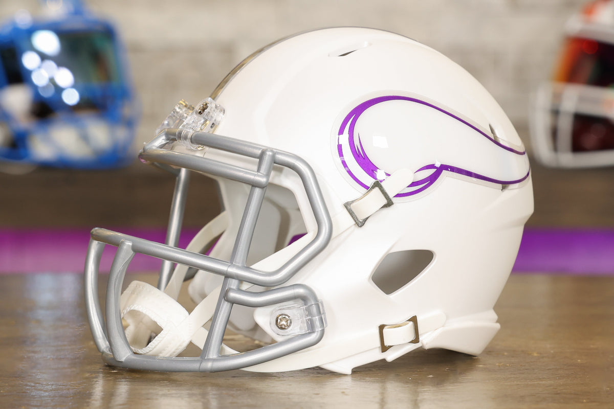 Minnesota Vikings Riddell Speed Mini Helmet - Winter Warrior Alternate ...