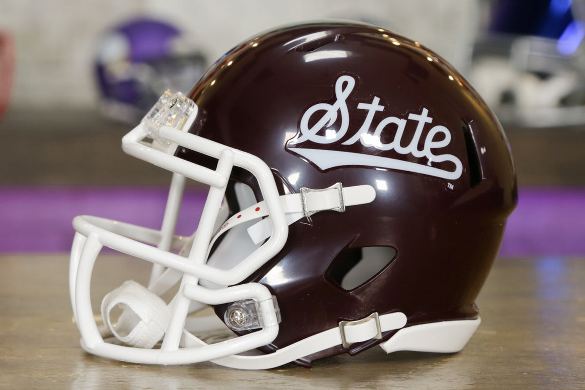 Mississippi State Bulldogs Riddell Speed Mini Helmet - Script – Green ...