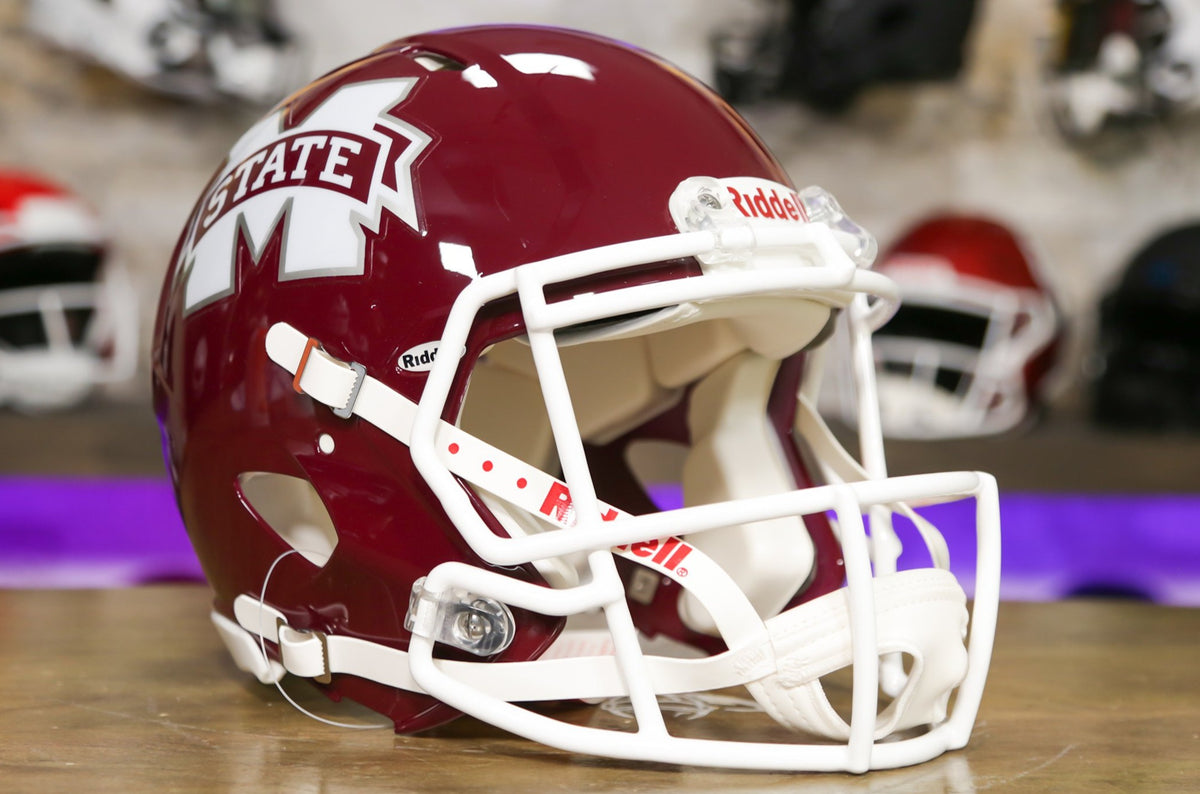 Mississippi State Bulldogs Riddell Speed Authentic Helmet – Green ...