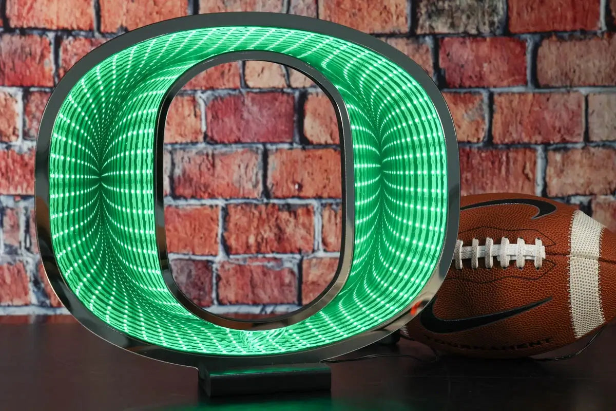 NCAA LED Infinity Logo Light - Oregon Ducks – Green Gridiron, Inc.