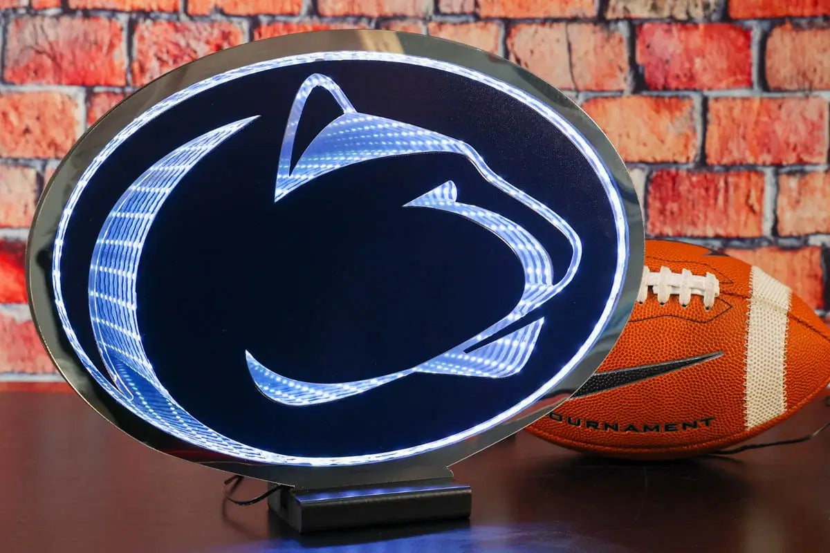 NCAA LED Infinity Logo Light - Penn State Nittany Lions – Green ...