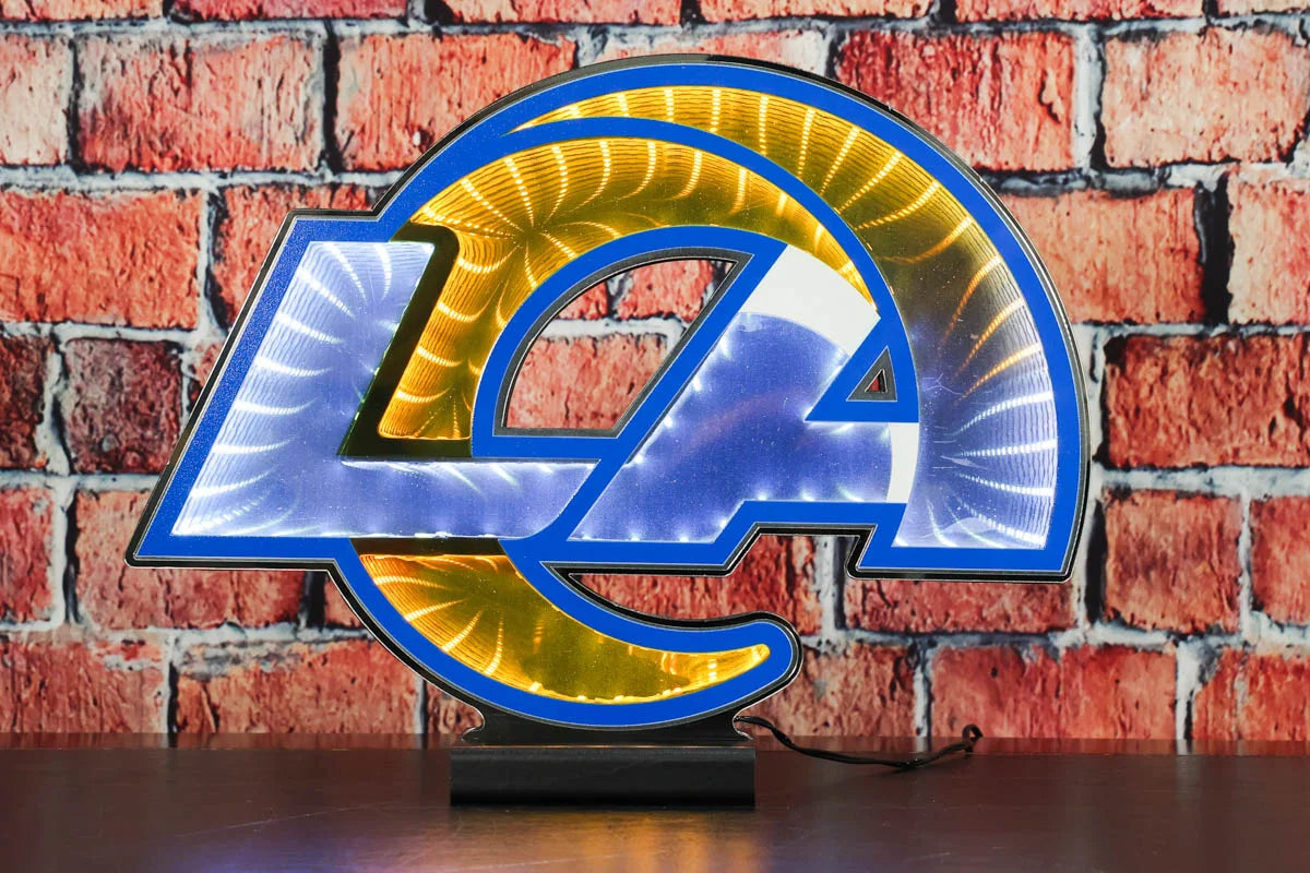 NFL LED Infinity Logo Light - Los Angeles Rams – Green Gridiron, Inc.