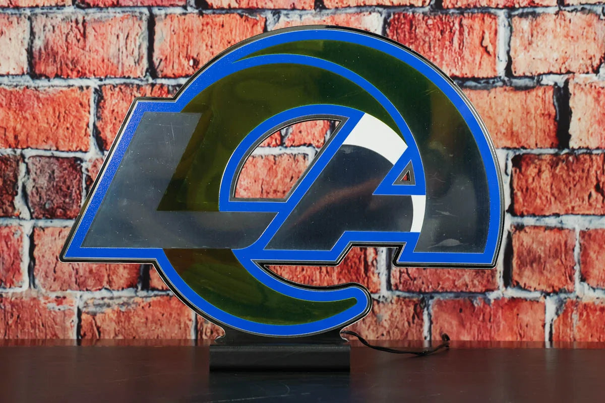 NFL LED Infinity Logo Light - Los Angeles Rams – Green Gridiron, Inc.