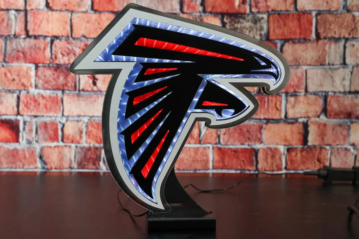 NFL LED Infinity Logo Light - Atlanta Falcons – Green Gridiron, Inc.