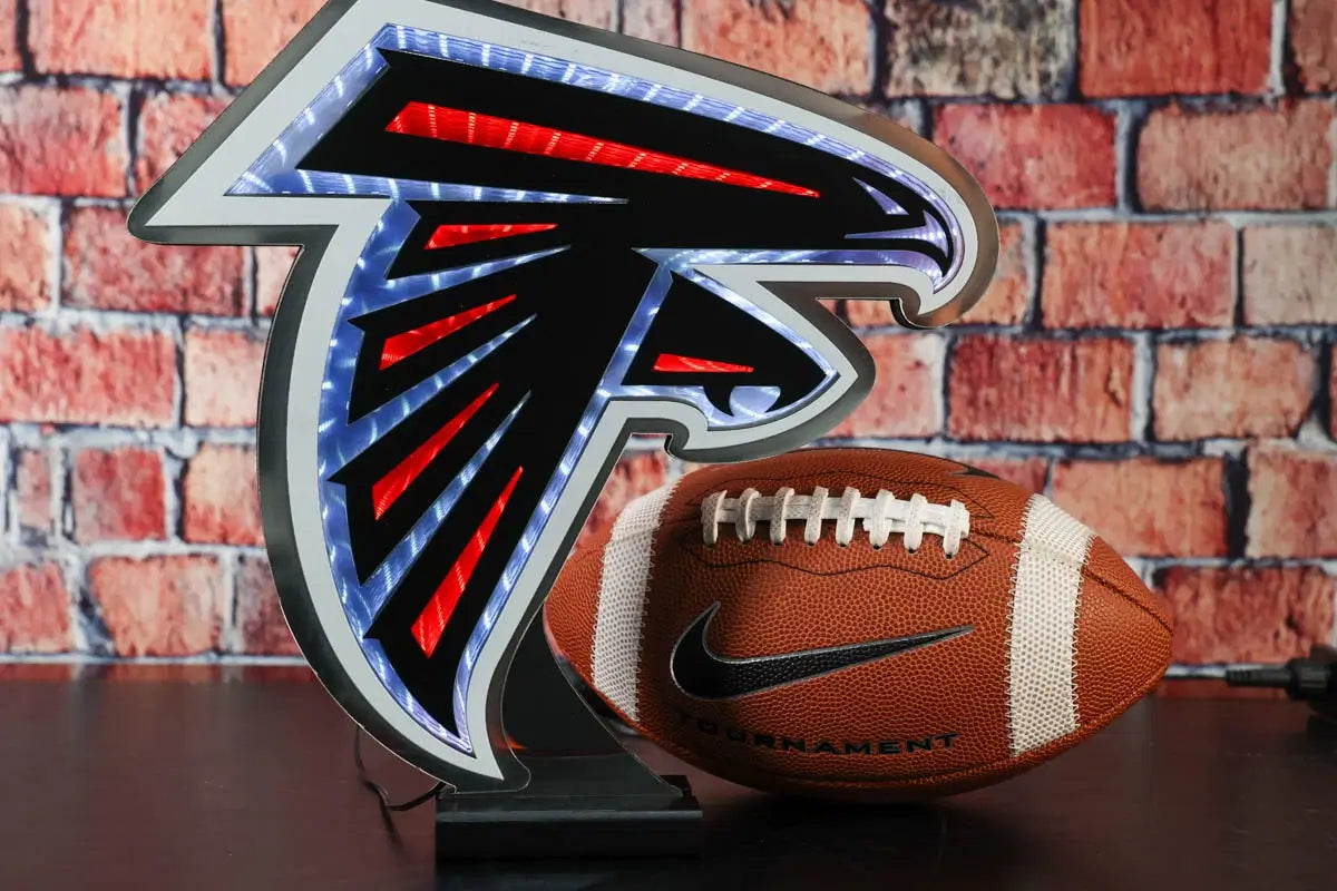 NFL LED Infinity Logo Light - Atlanta Falcons – Green Gridiron, Inc.