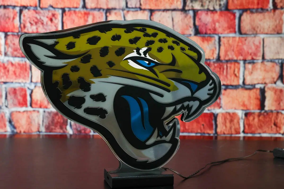 NFL LED Infinity Logo Light - Jacksonville Jaguars – Green Gridiron, Inc.