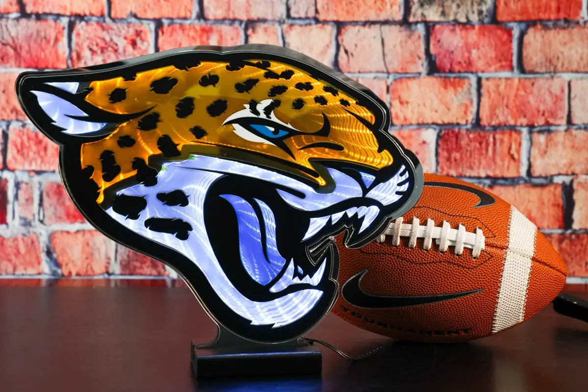NFL LED Infinity Logo Light - Jacksonville Jaguars – Green Gridiron, Inc.
