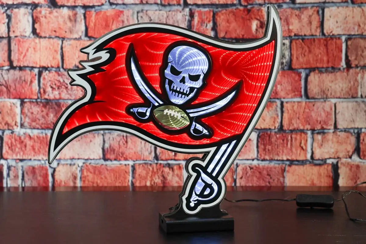 NFL LED Infinity Logo Light - Tampa Bay Buccaneers – Green Gridiron, Inc.