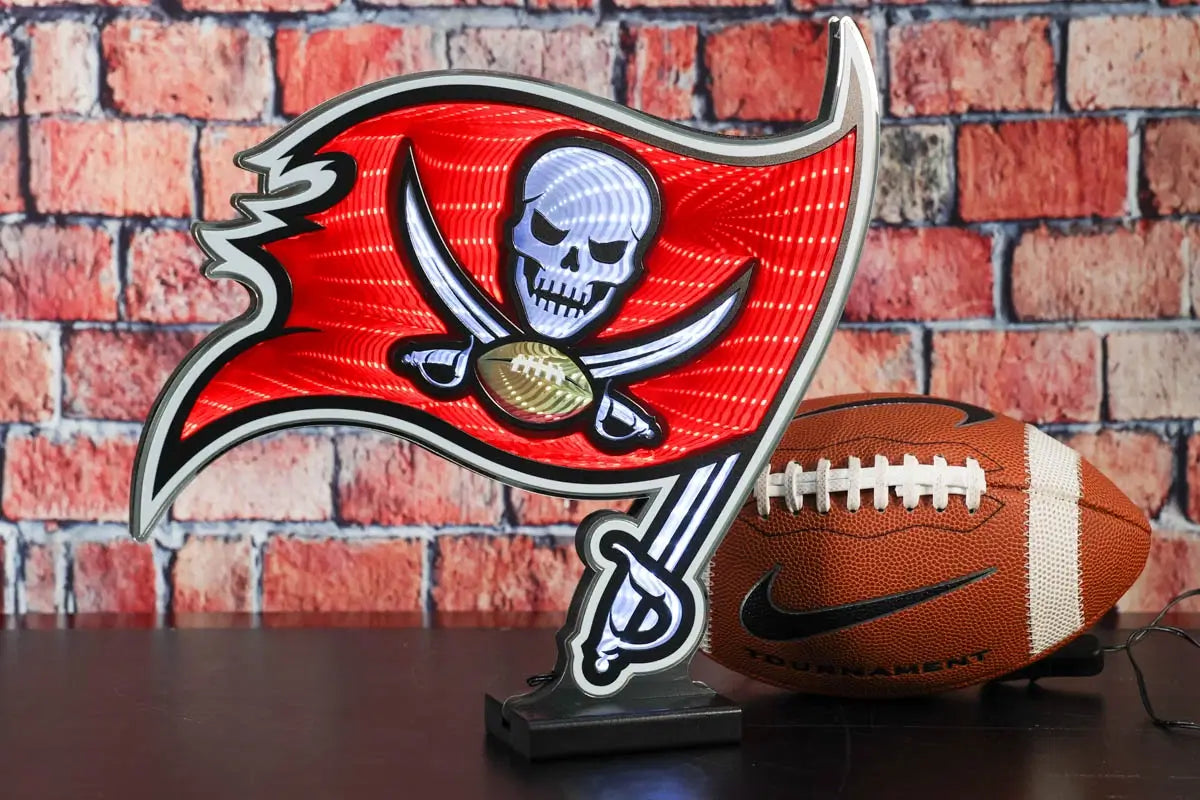 NFL LED Infinity Logo Light - Tampa Bay Buccaneers – Green Gridiron, Inc.