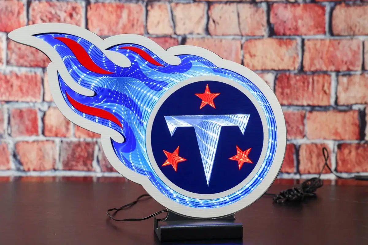 NFL LED Infinity Logo Light - Tennessee Titans – Green Gridiron, Inc.