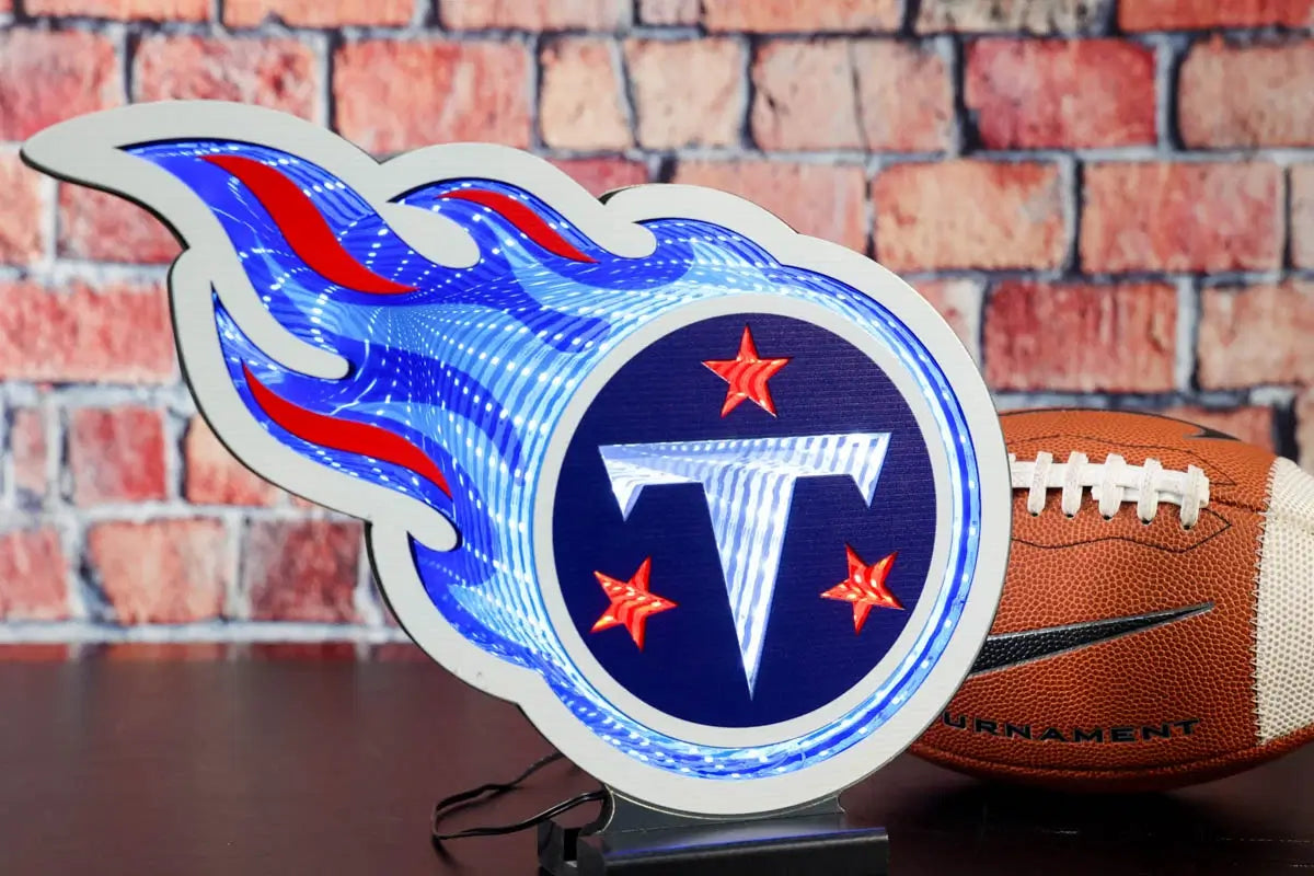NFL LED Infinity Logo Light - Tennessee Titans – Green Gridiron, Inc.