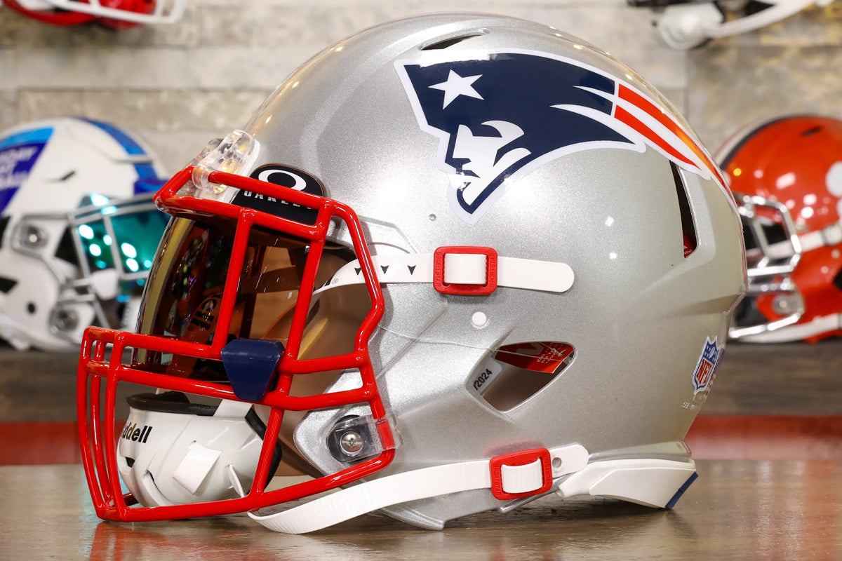 New England Patriots Riddell Speed Authentic Helmet - GG Edition ...